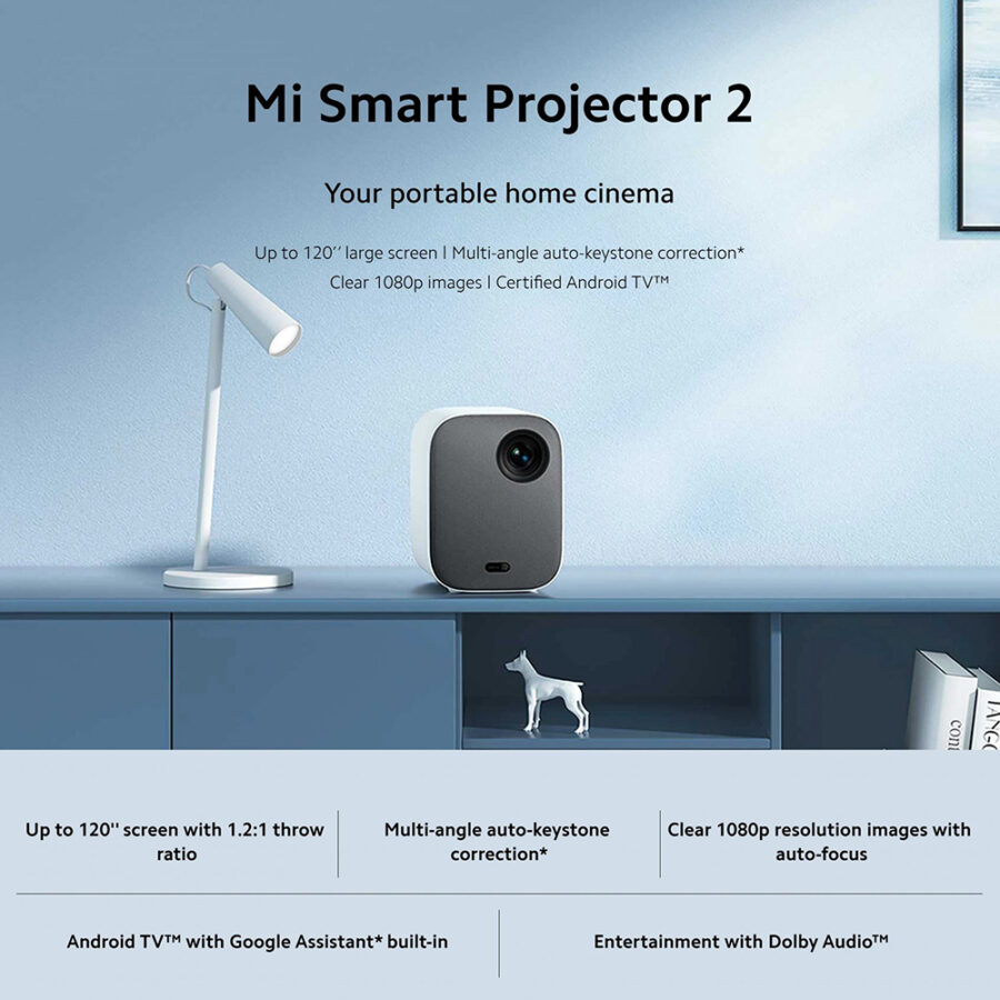 قیمت ، خرید ، بررسی و مشخصات پروژکتور شیائومی Mi Smart Projector 2
